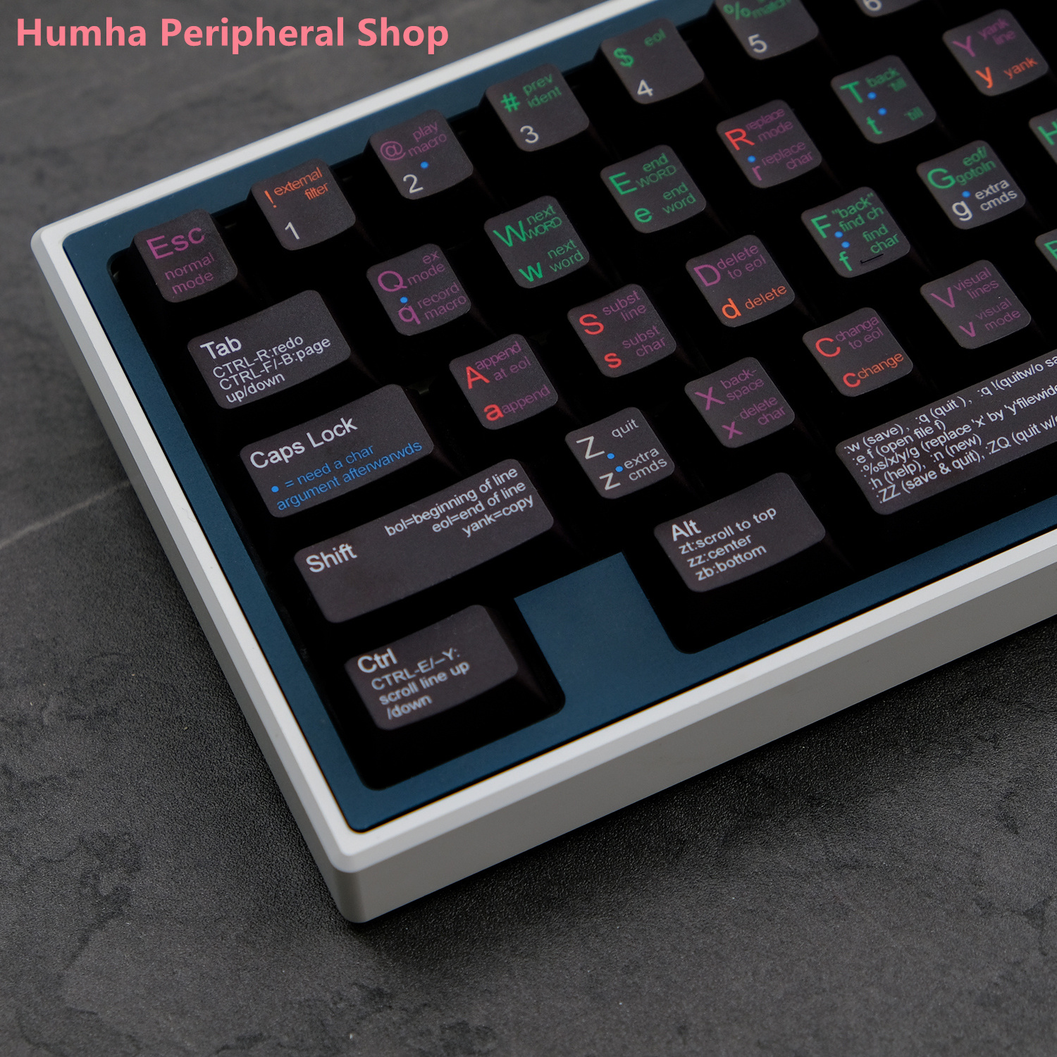 Humha VIM keycap PBT material Dye-Sublimation Cherry profile Mechanical ...