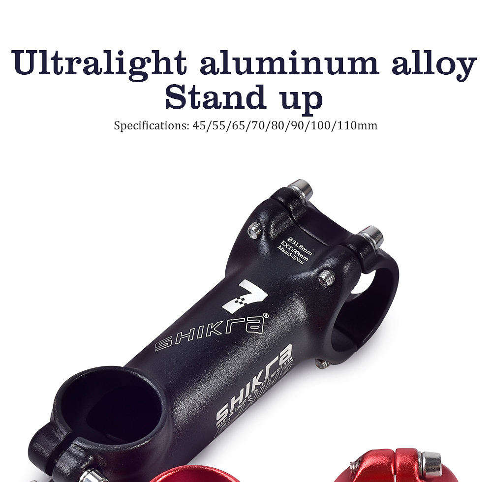 SHIKRA Bicycle Stem Mountain Bike Stem Road Bike Stem Ultralight MTB ...