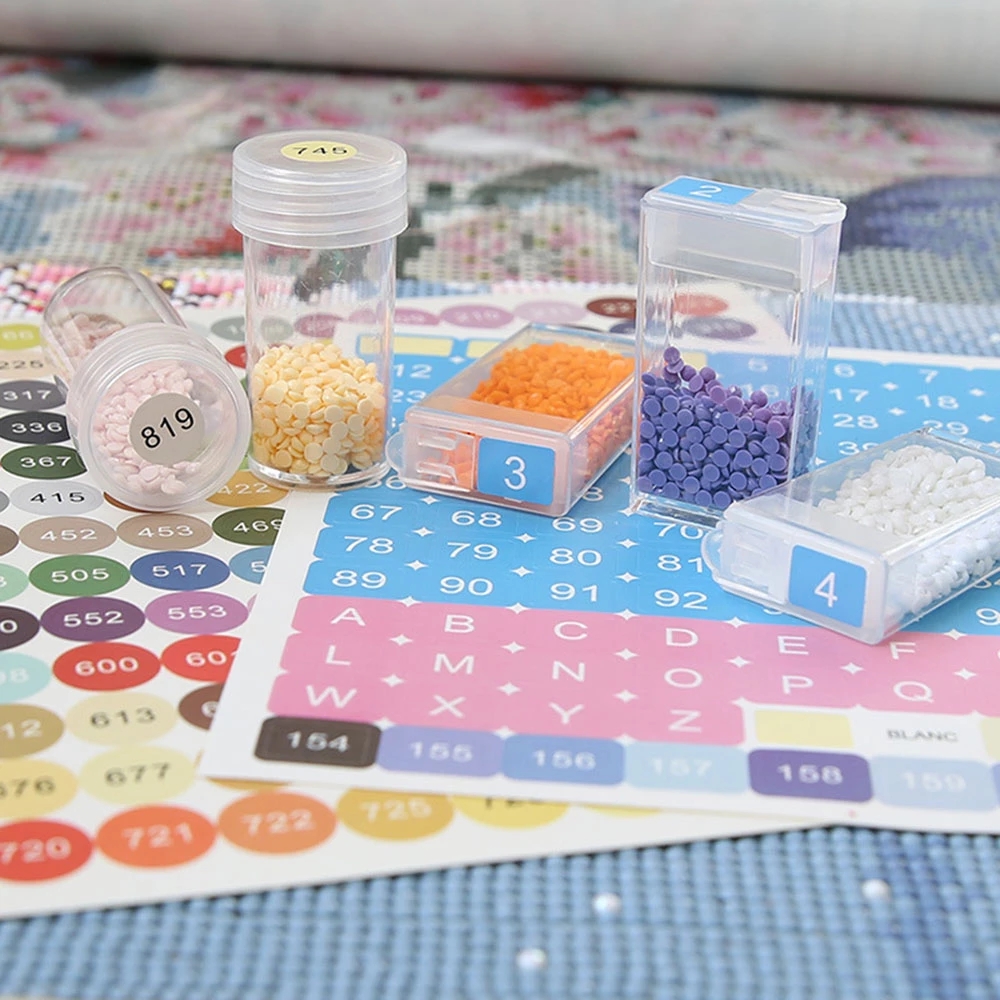 Color 447 DMC Sticker Labels Small Paper Adhesive Label Stickers Square ...