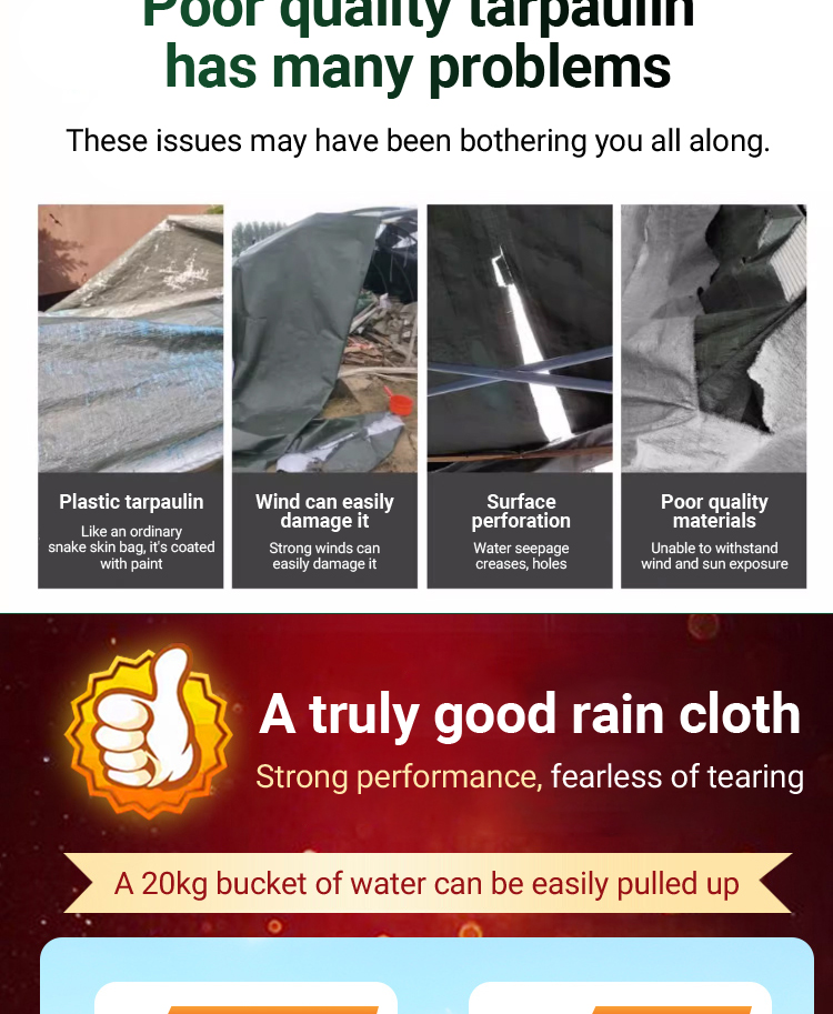 Trapal Tarpaulins waterproof canopy heavy duty outdoor portable PE lona ...