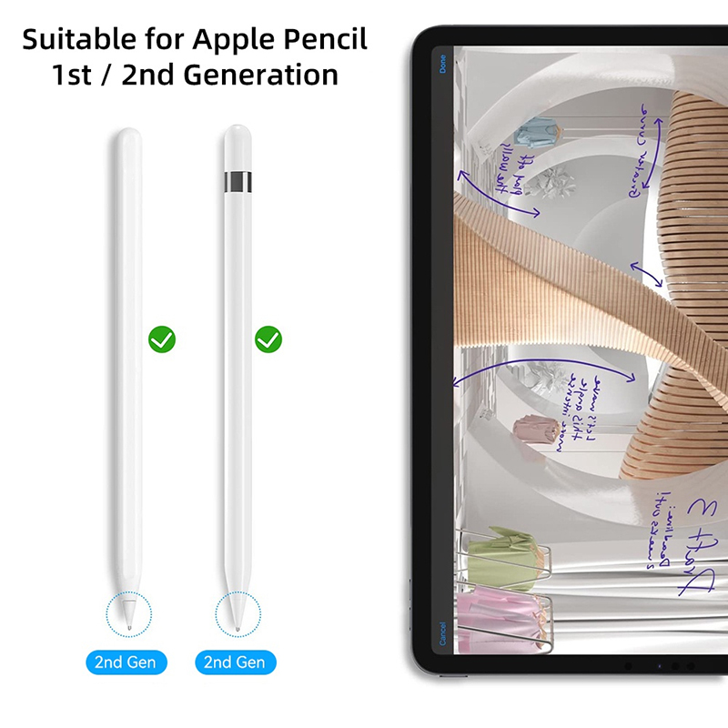TBTIC For Apple Pencil Tip Pro Gen 2 1 USB C 1st 2nd Generation ...