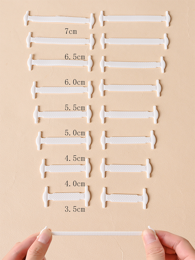 16pcs/lot Silicone No Tie Shoelaces Shoes Accessories Elastic Lace ...