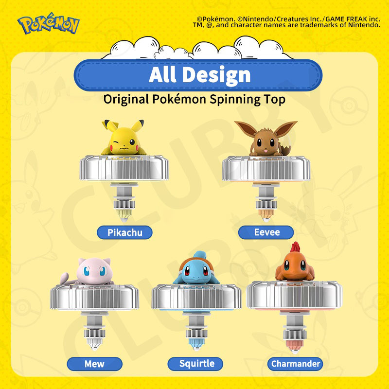 Pokemon Beyblade x Pikachu spinning top beyblade burst launcher spinner ...