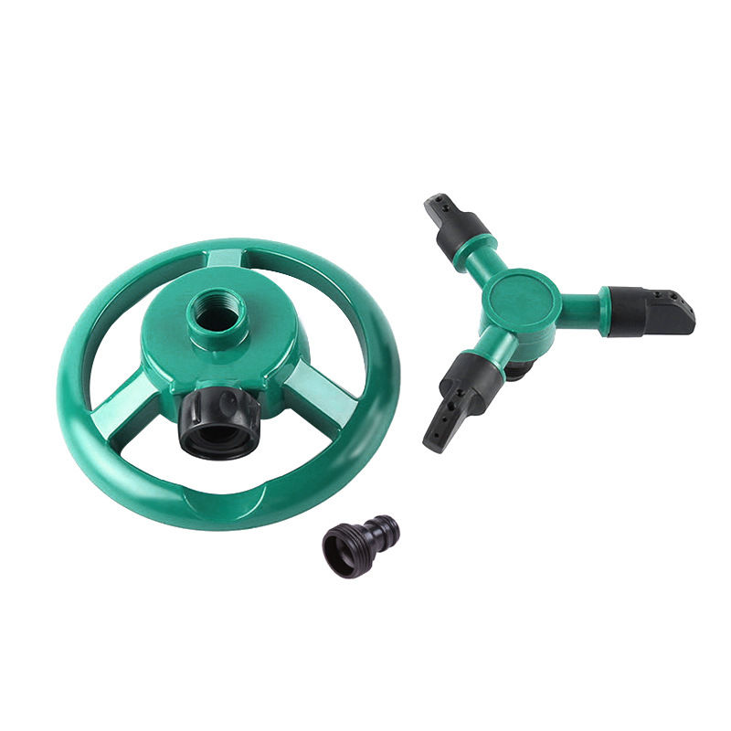 Lawn small disc sprinklers Garden portable plastic sprinkler 360 degree ...