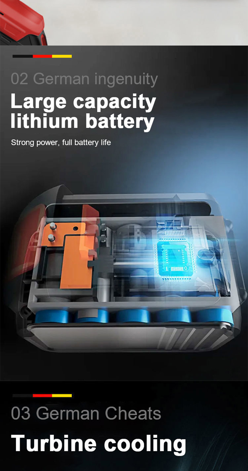 MIDOO Cordless Reciprocating Saw Electric Metal Cutting Wood Tool ...