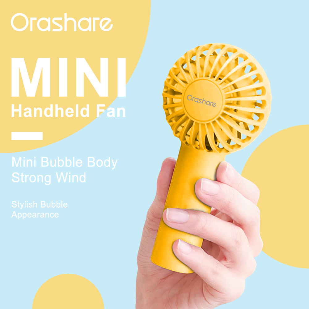 Orashare HF01 Handheld Mini Fan 1200mAh | Shopee Philippines