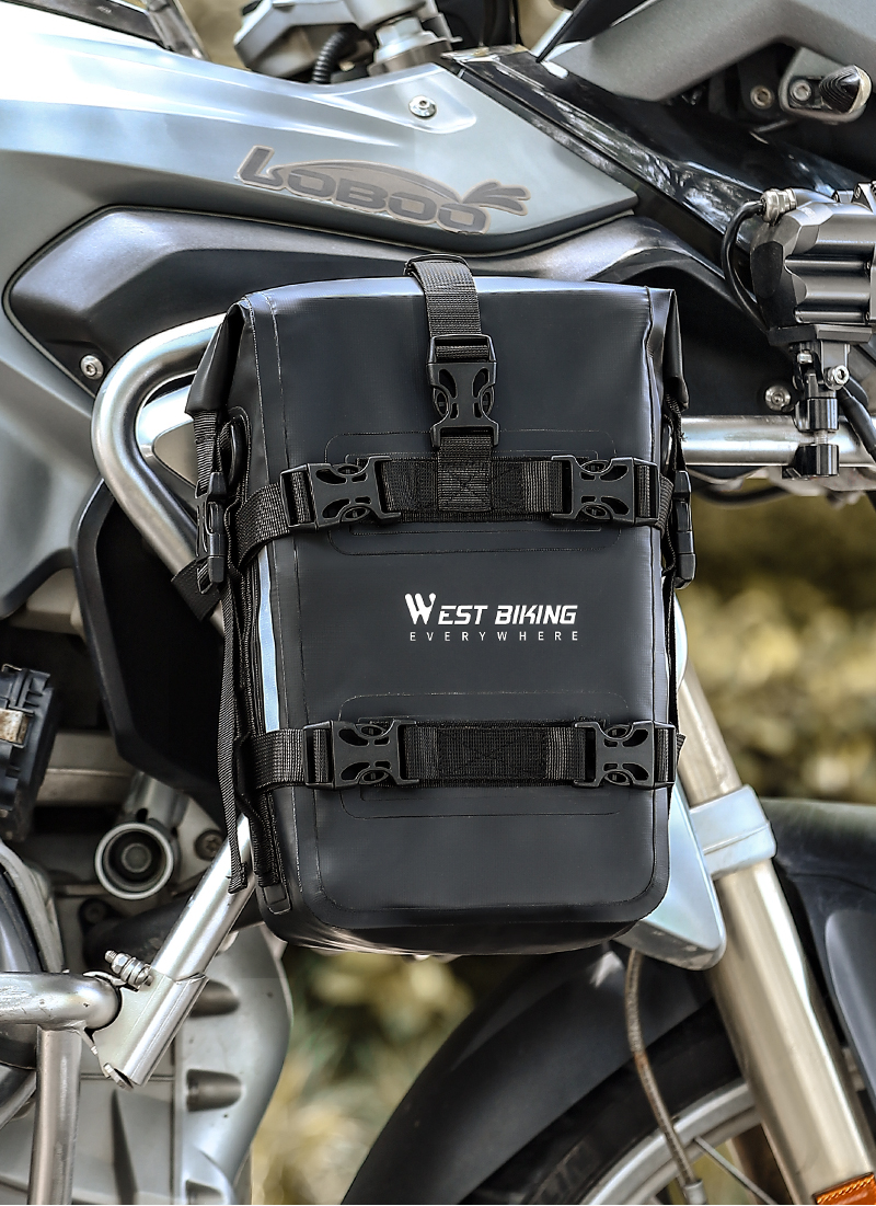 WEST BIKING Motorcycle Bag Waterproof Big Capacity Storage Messenger ...