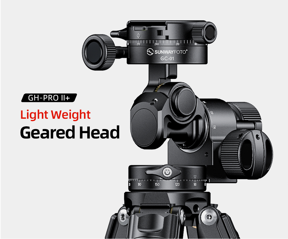 SUNWAYFOTO GH-PRO II GH-PRO II+ Panorama Head Arca Swiss Tripod Gear ...