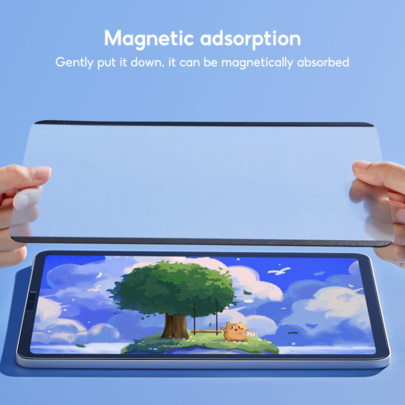 TBTIC Magnetic Matte Paper Like Screen Protector For iPad Air 7 M3 2025 ...
