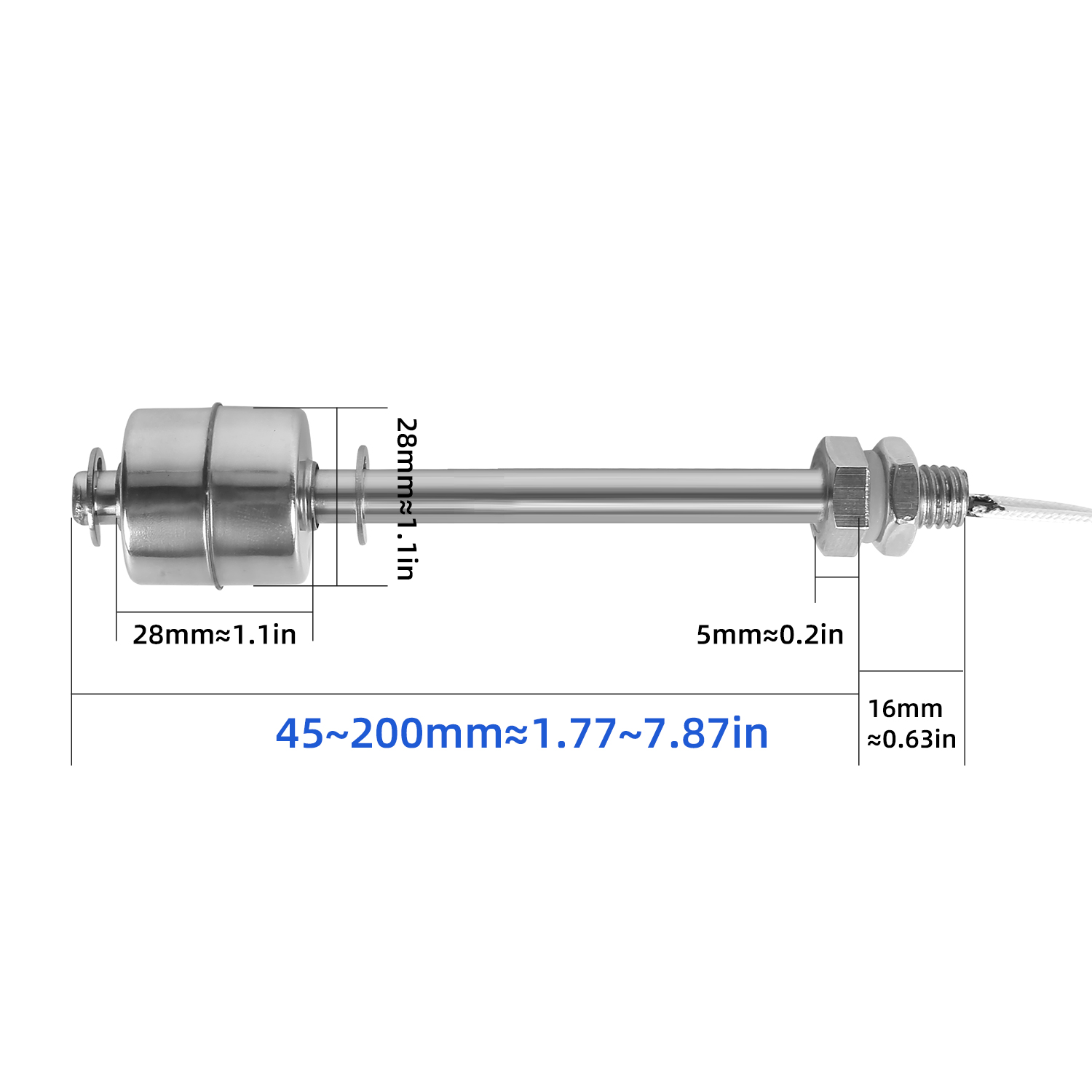 Float Switch High Temperature Resistant 304 Stainless Steel Water Tower ...