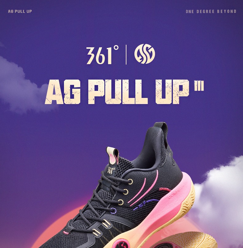 361 Degrees Ag Pull Up 3 Men Basketball Shoes Mesh Breathable | Shopee Philippines