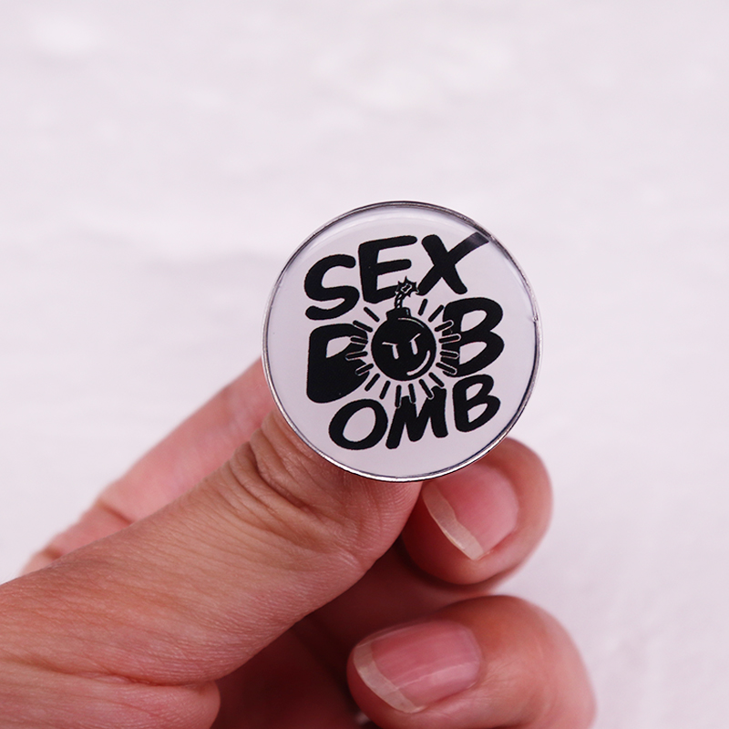 Sex Bob Omb Rock Band Enamel Pin Brooch Music Metal Badge Jewelry Ts