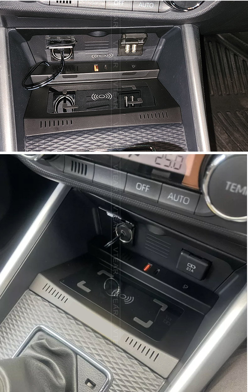 For Toyota Raize / Daihatsu Rocky Accessories Qi Car Wireless Charger ...