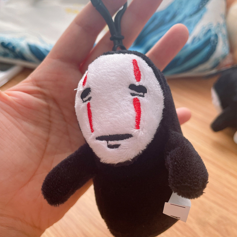 8cm Spirited Away Faceless Man No Face Man Plush Toy Doll Miyazaki ...