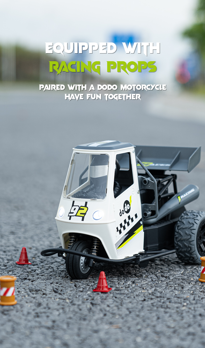 1:16 RC Tricycle Dodo Car High Speed Three-Wheeled Drifting Racing ...