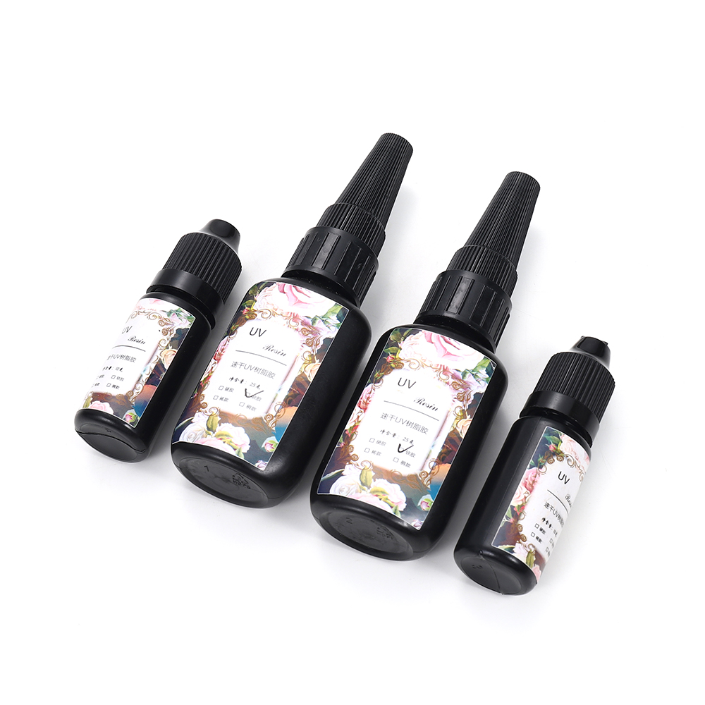 Hard UV Resin Glue Crystal Clear Ultraviolet Curing Epoxy Resin Jewelry ...