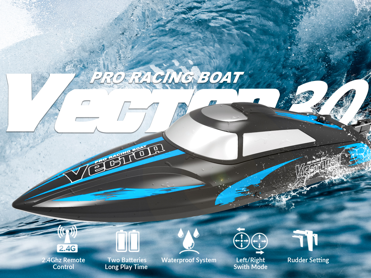 Volantex RC Boat Vector30 2.4Ghz 32kmh High Speed Racing Boat ...