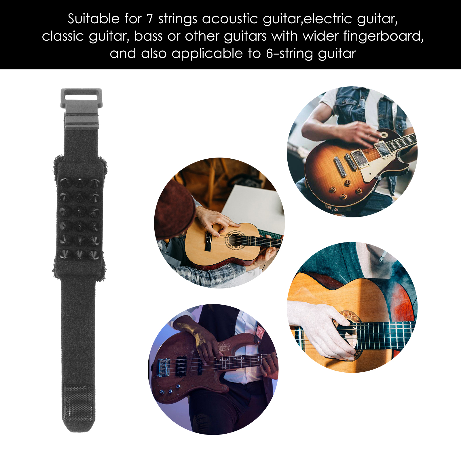 [COD] 19cm Guitar String Mute Guitar Fret Wraps Muter Guitar/Bass Gear ...