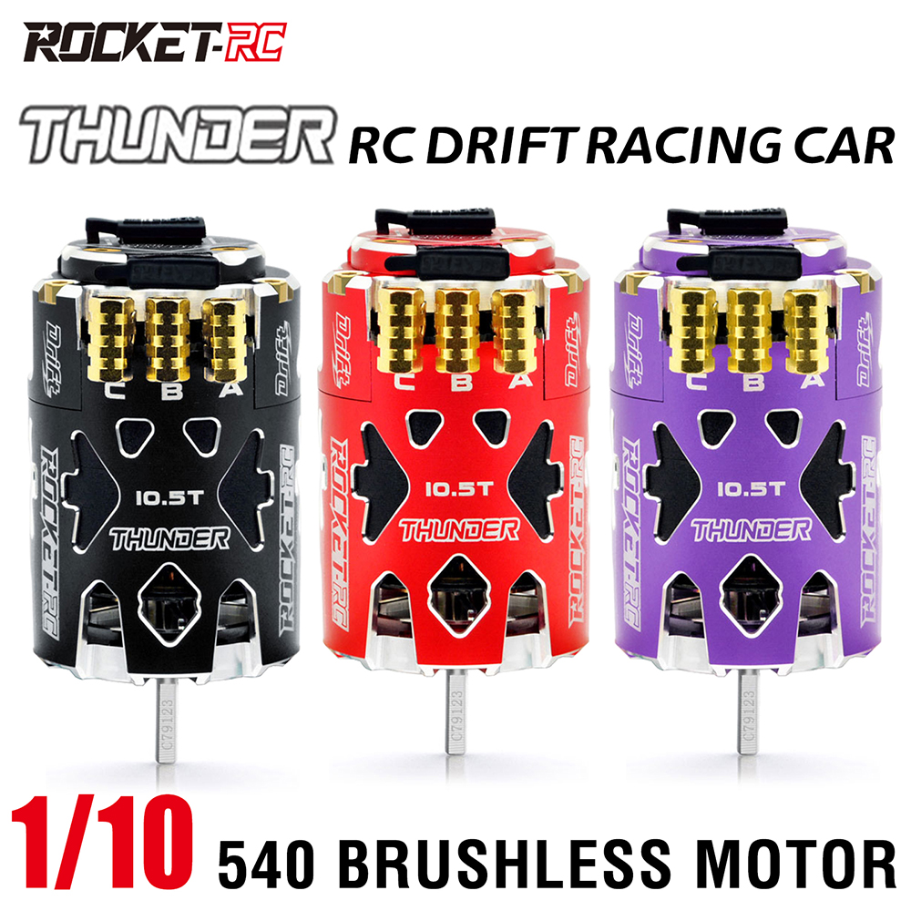 Rocket-RC 540 Sensored Brushless Motor 2-3S 3.175mm for 1/10 RC Racing ...