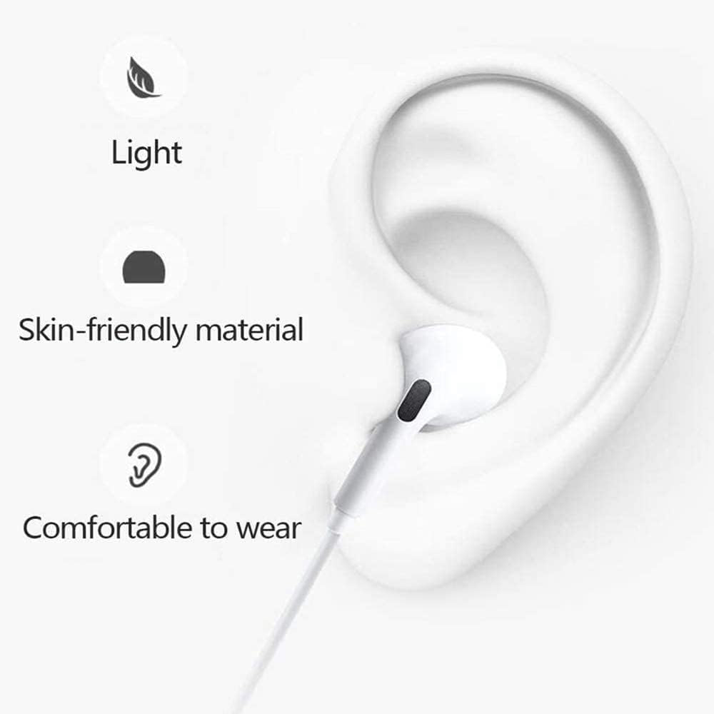 iP Earphone [Plug and Play No Bluetooth Required] Headphones Wired ...