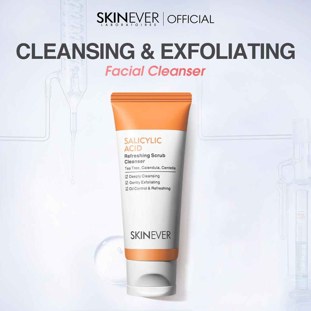 SKINEVER Daily Protect Set Salicylic Refreshing Scrub Cleanser Water ...