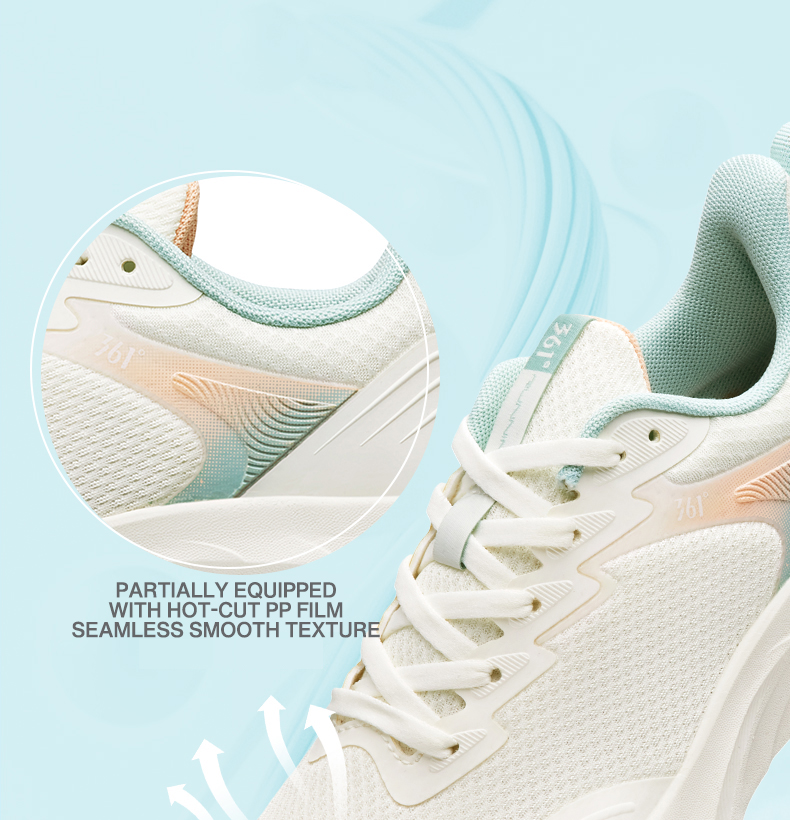 361 Degrees SkyHydro Women Running Shoes Breathable Mesh Light Casual ...