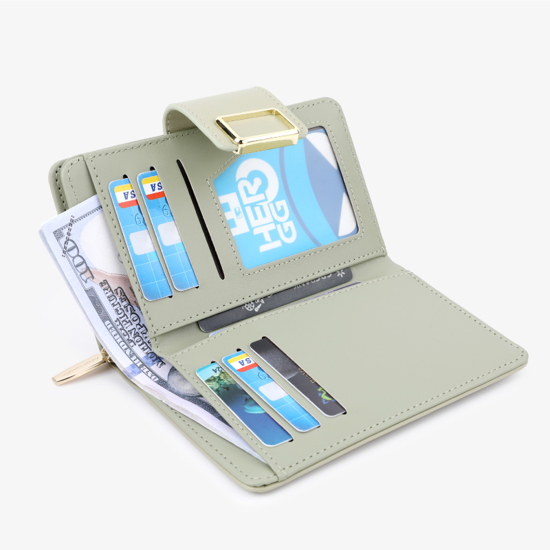 SeaGloca New Korean Fashion Mult-functional Solid Color PU Wallet For ...