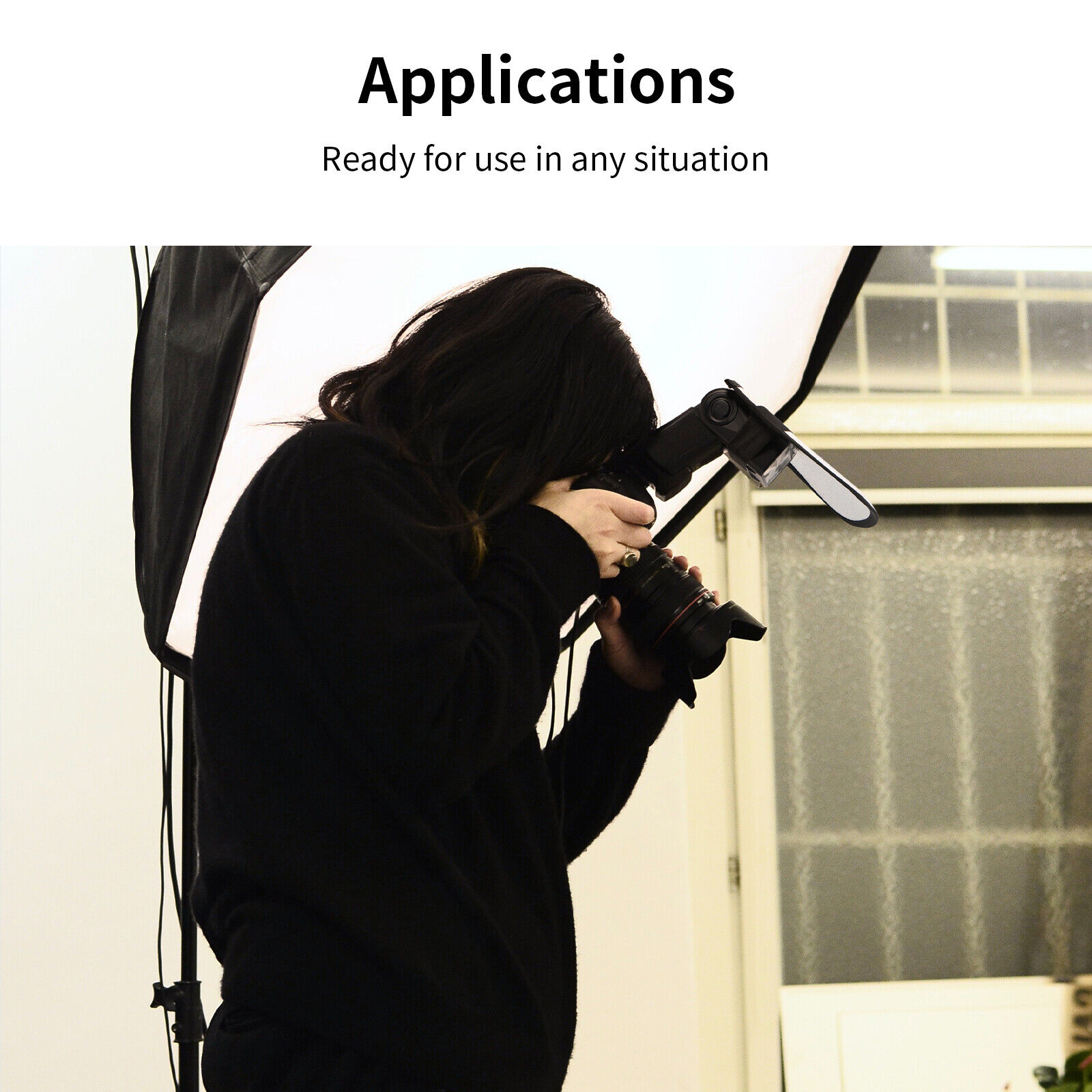 Selens Flash Reflector Diffuser Softbox Universal Speedlight ...