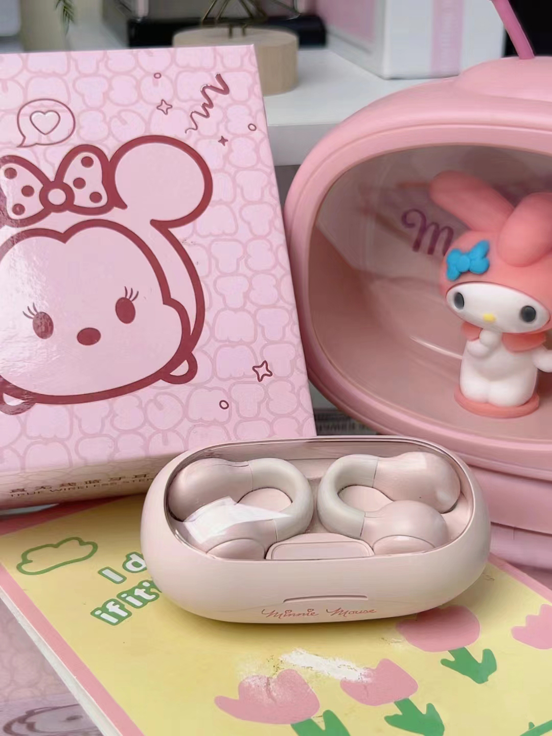 New Disney DN12 Bluetooth 5.3 Wireless Earphones RGB Breathing Light ...