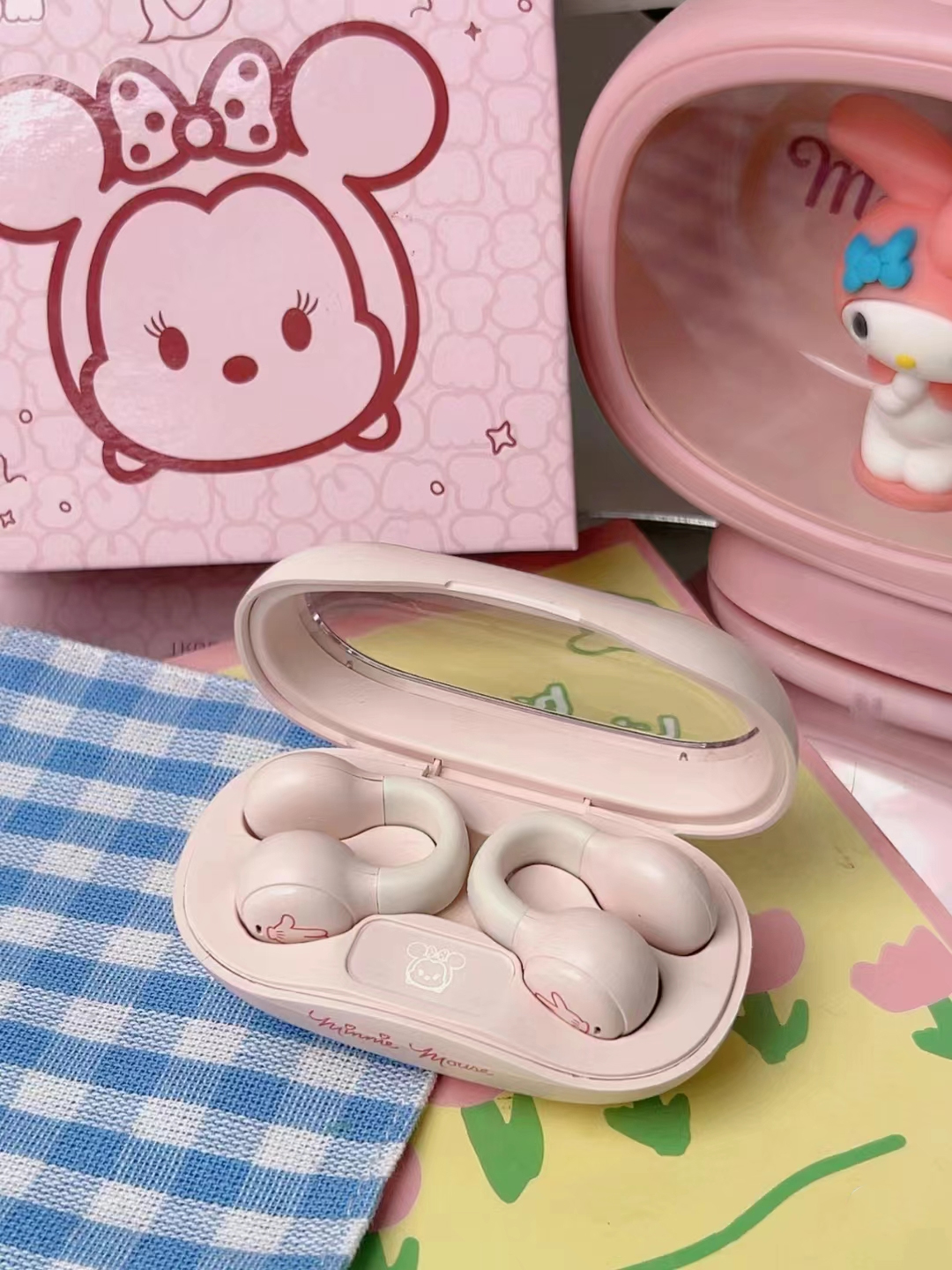 New Disney DN12 Bluetooth 5.3 Wireless Earphones RGB Breathing Light ...