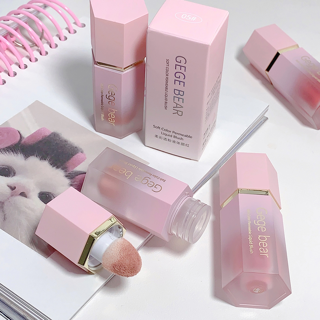 GEGE BEAR Face Liquid Blusher Makeup Long-lasting Matte Make Up Natural ...