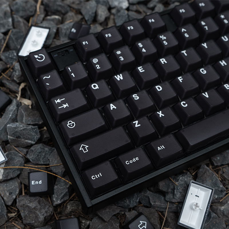 FANS PYGA Translucence Keycaps Double shot Cherry Profile English ...
