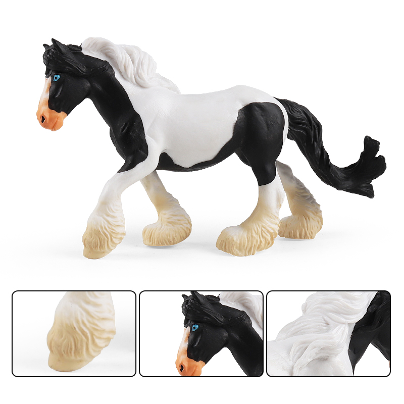 Farm Animals Steed Horse Model Action Figures Cow Zebu Cattle Calf Bull ...