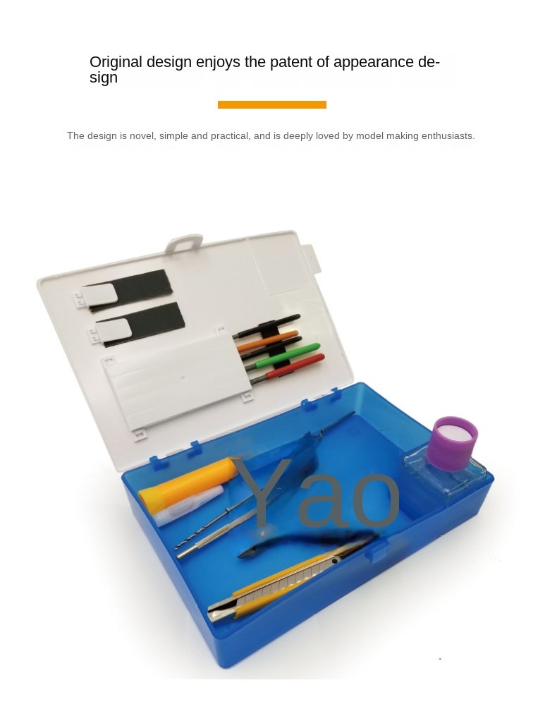 Plamokojo PMKJ003 Gundam Model Tool Multi-Function Tool Box Carrying Tool Storage Box Storage ...