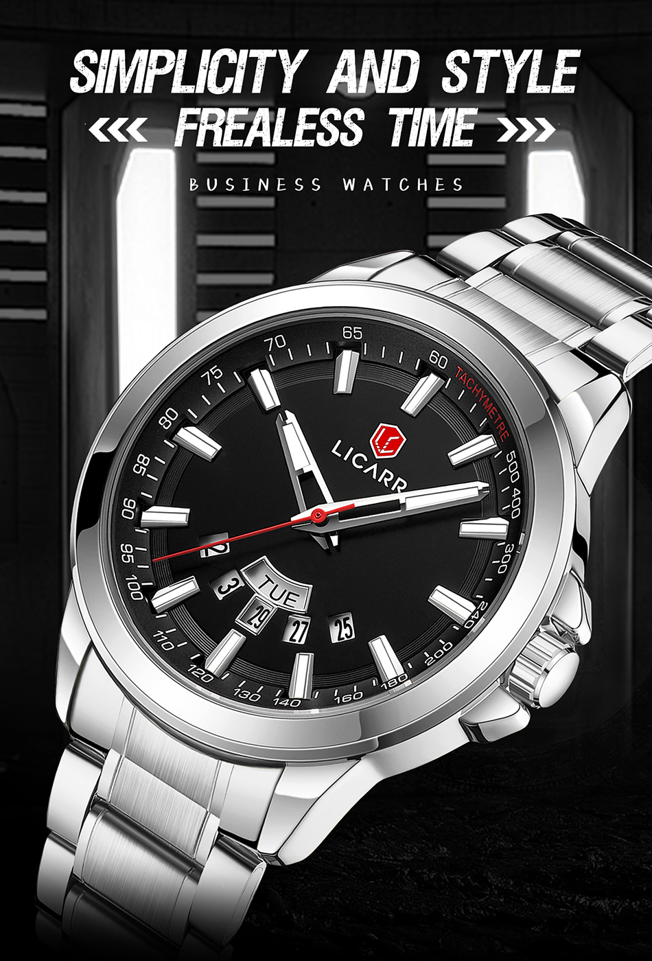 Brand LICARR Original Watch Men Top Luxury Fashion Quartz Casual ...