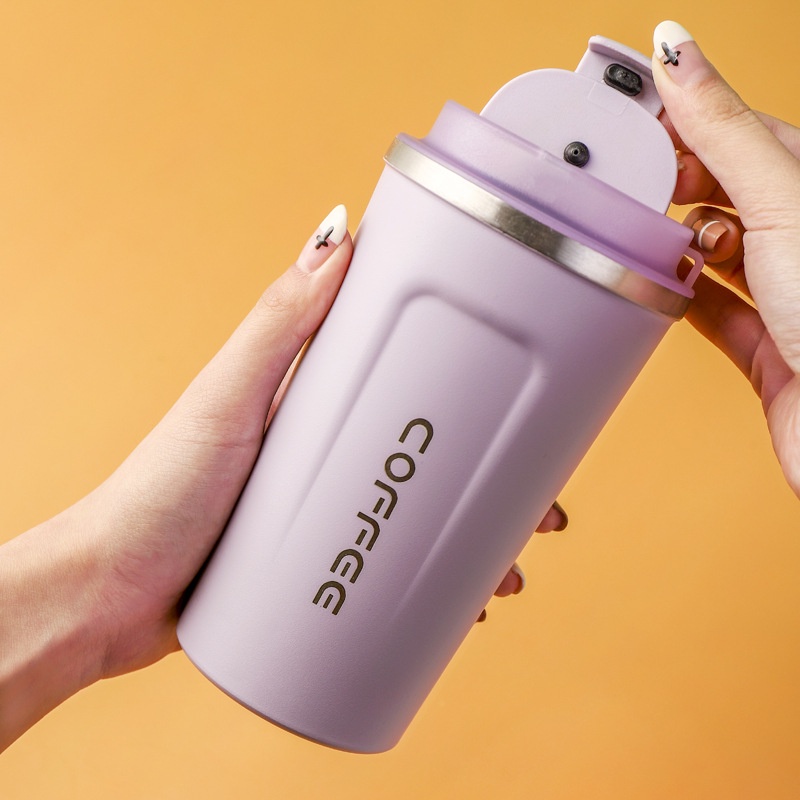 【duein.ph】Stainless Steel Coffee Mugs 380ml/510ml Insulation Water ...