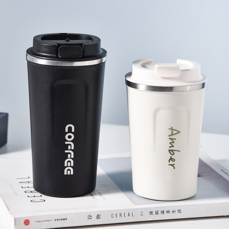 【duein.ph】Stainless Steel Coffee Mugs 380ml/510ml Insulation Water ...