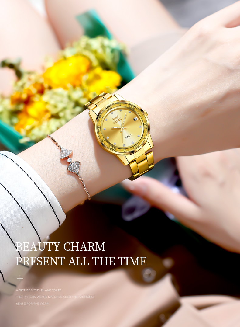 OPK Watch For Women Waterproof Original Ladies Quartz movement Wrist ...