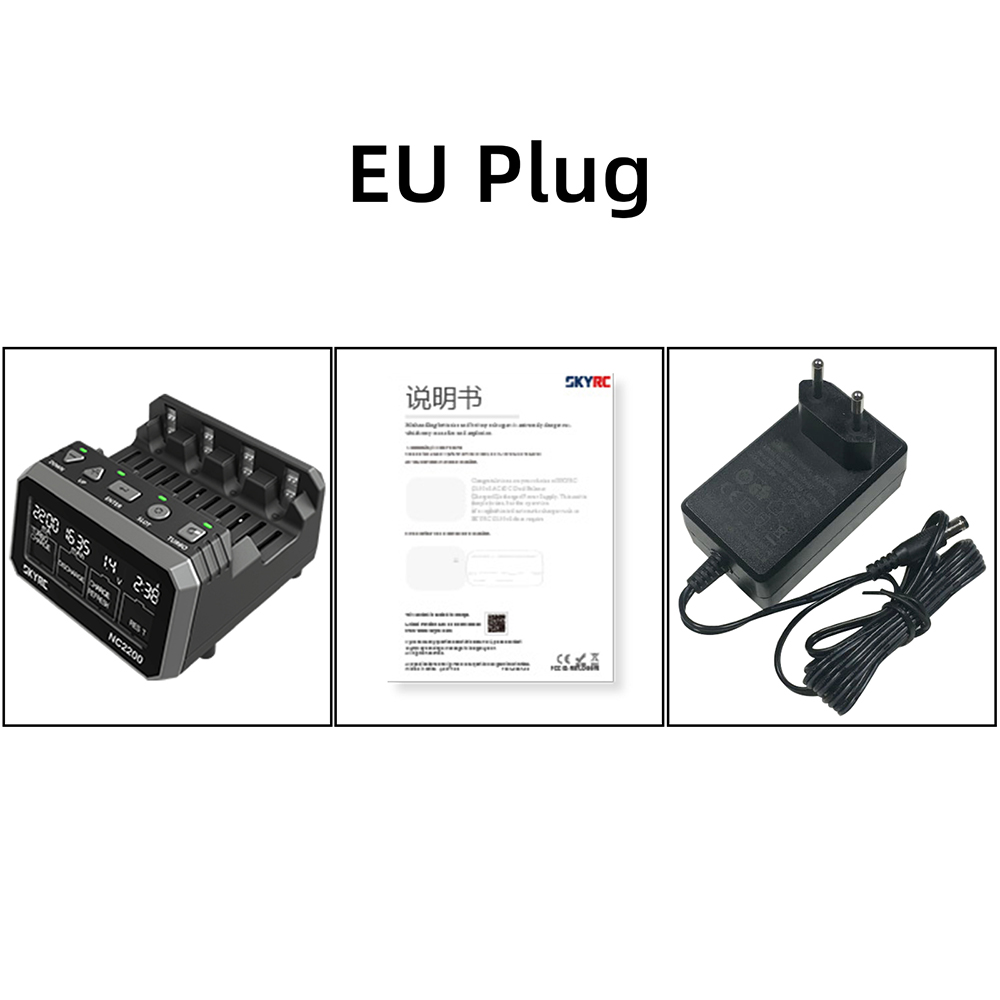 SKYRC NC2200 12V/2.0A +Bluetooth Dongle 4 Slots AA AAA Battery Charger ...