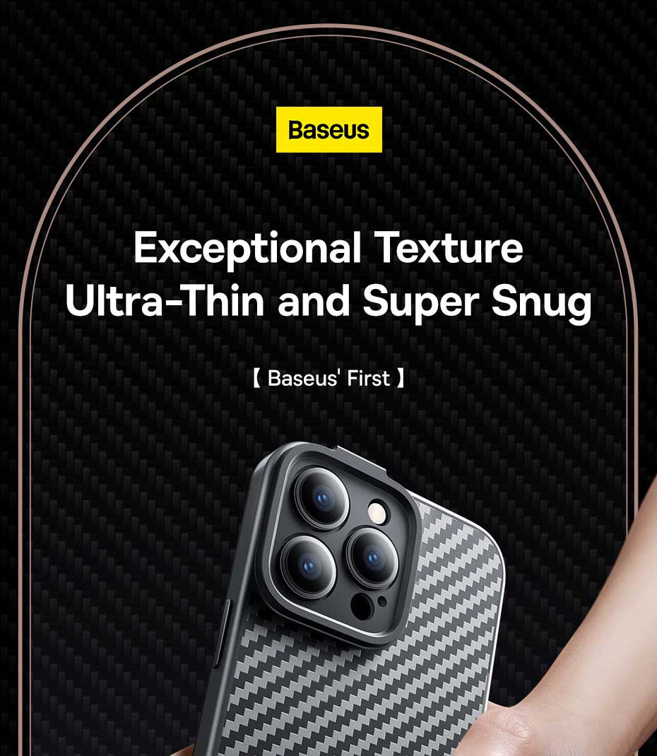 Baseus Synthetic Fiber Series Magnetic Phone Case for iP14 Pro Max 14 ...