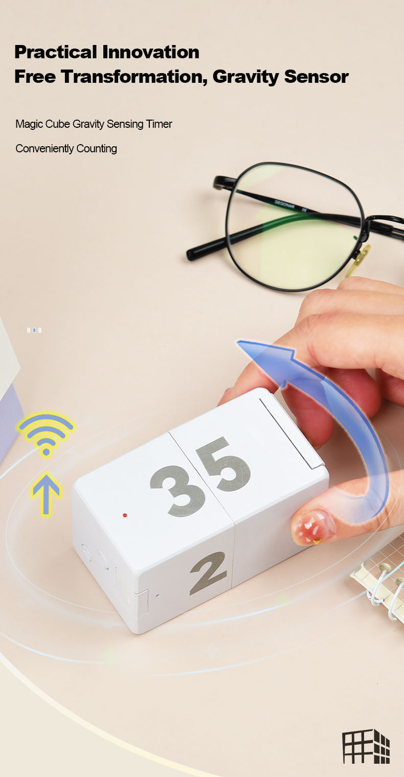 Timer Kitchen Timer Gravity Sensor Flip Meditation Timer For Time Management And Countdown