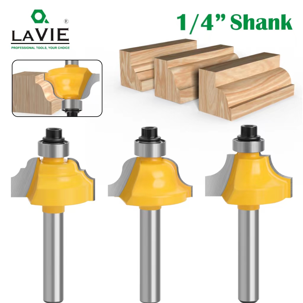 LAVIE 1pcs 1/4" Shank Wood Router Bits Set Beading Bit Roman Ogee Bit ...