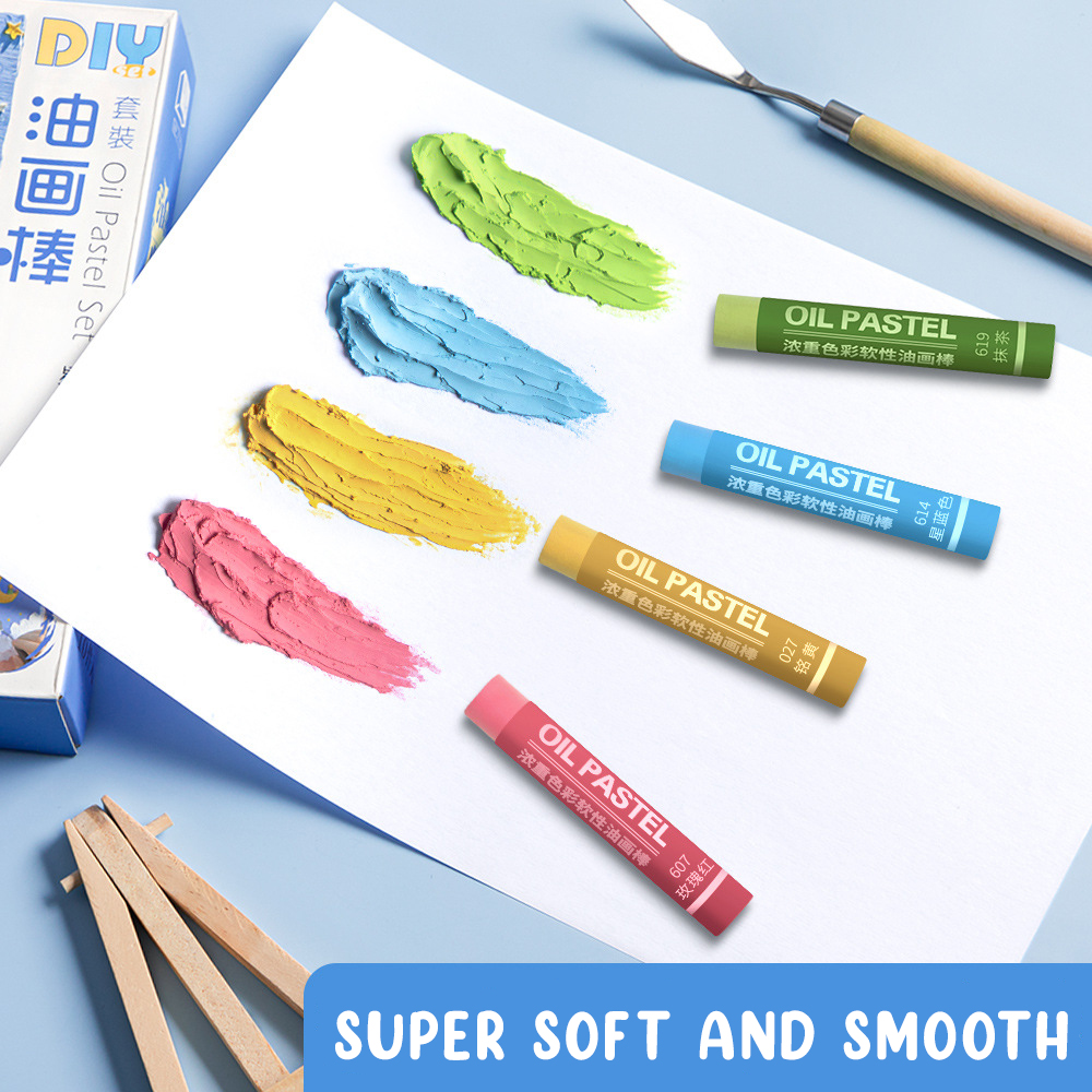 11Pcs/Set Oil Pastel Drawing Set Paper Scraper Tool Set Super Soft ...