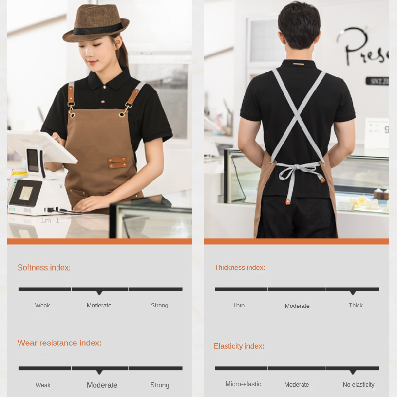 Ready Stock Apron woman waterproof apron coffee shop worker work suit ...