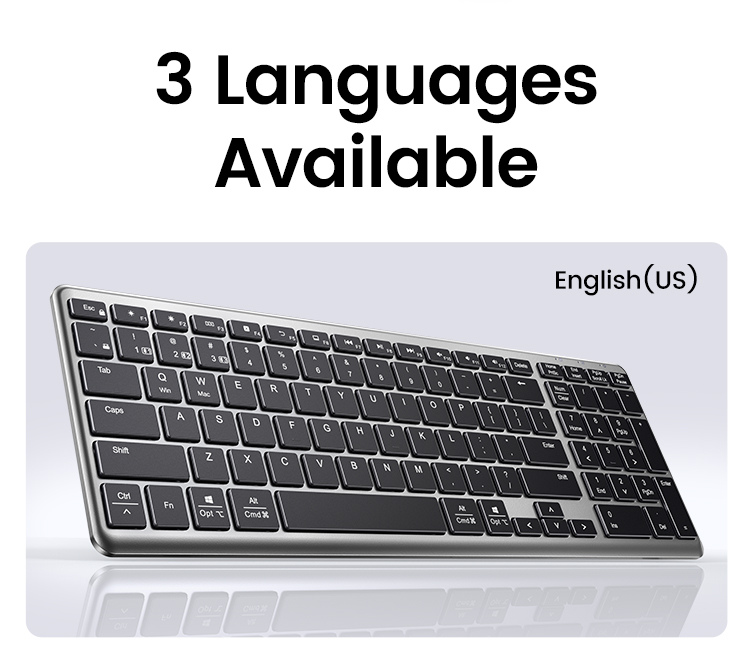 UGREEN Wireless Keyboard Bluetooth 5.0 & 2.4G Keyboard 99 Keys ...