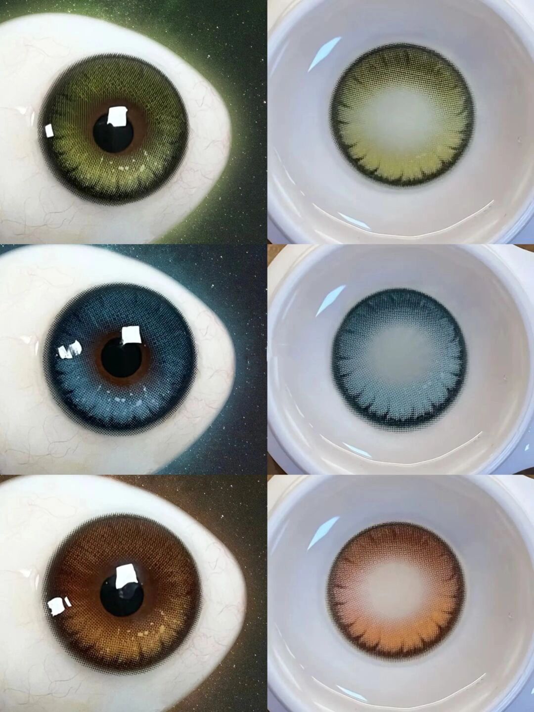 【grade lens &COD】Yimeixi 2pcs color contact lens with grade 14.2MM blue ...