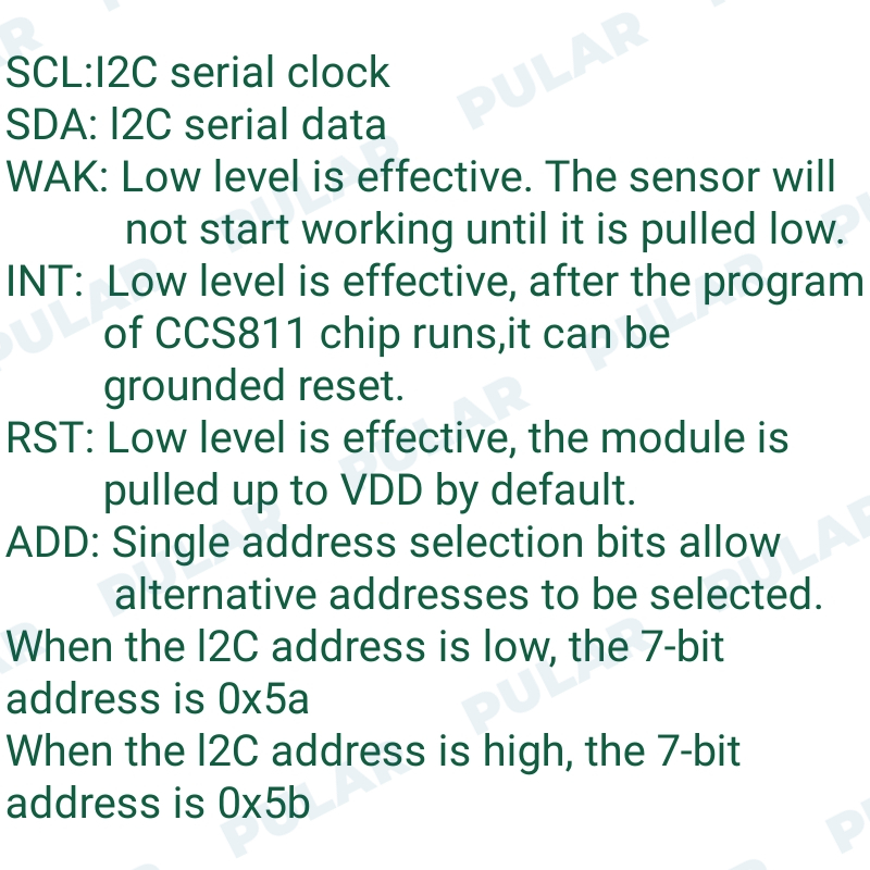 Gas Sensor Carbon Dioxide Detection Sensor Module CCS811 CO2 eCO2 TVOC ...