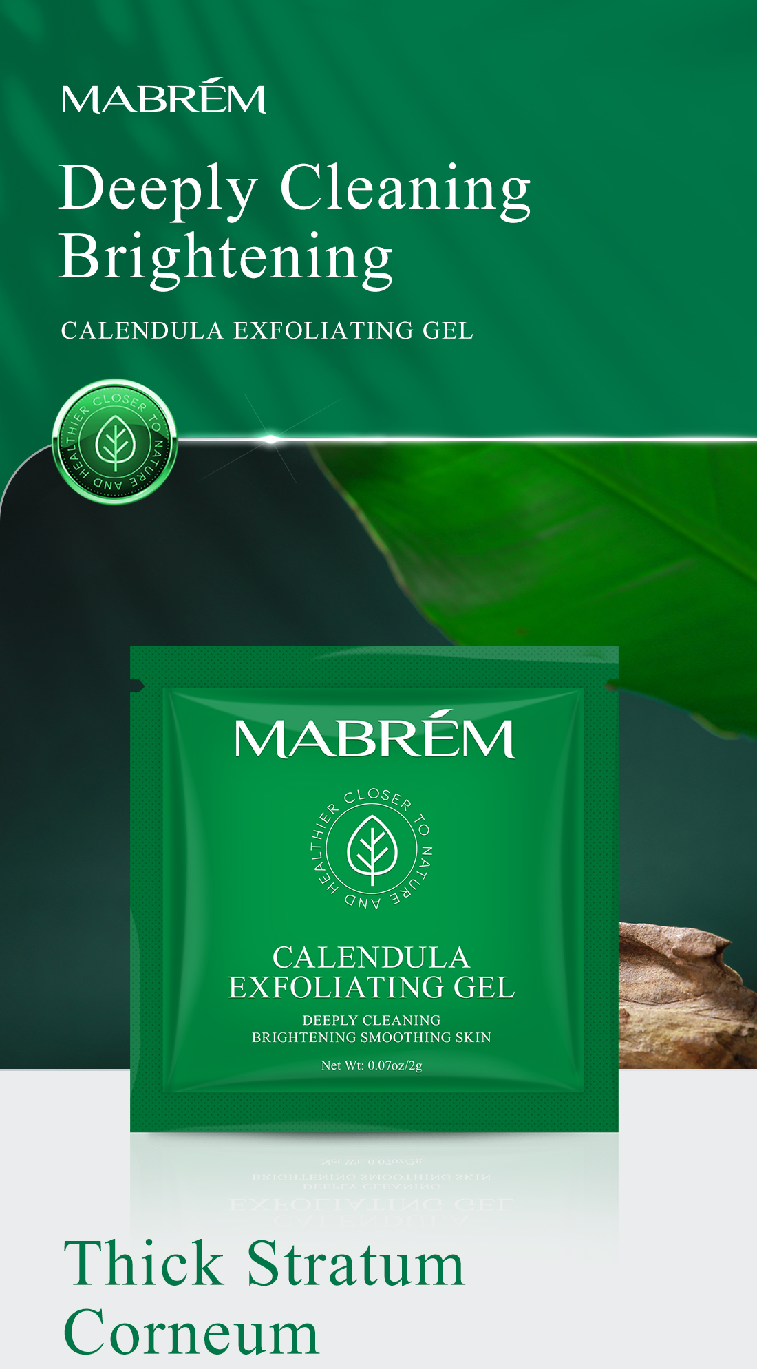 MABREM Calendula Exfoliating Gel Clean Pores Facial Scrub Whitening ...