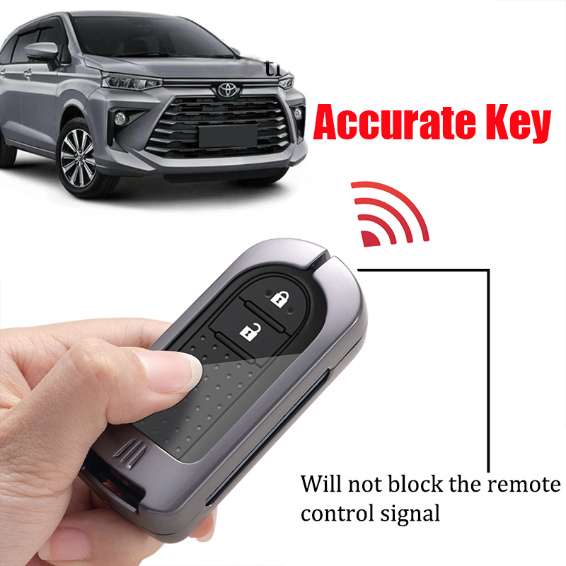 Toyota Rush Wigo 2021 - 2023 Keyless Metal Key Case Cover Keychain With ...
