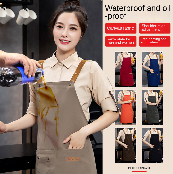 Ready Stock Free Custom Apron Women Multicolor Optional Apron ...